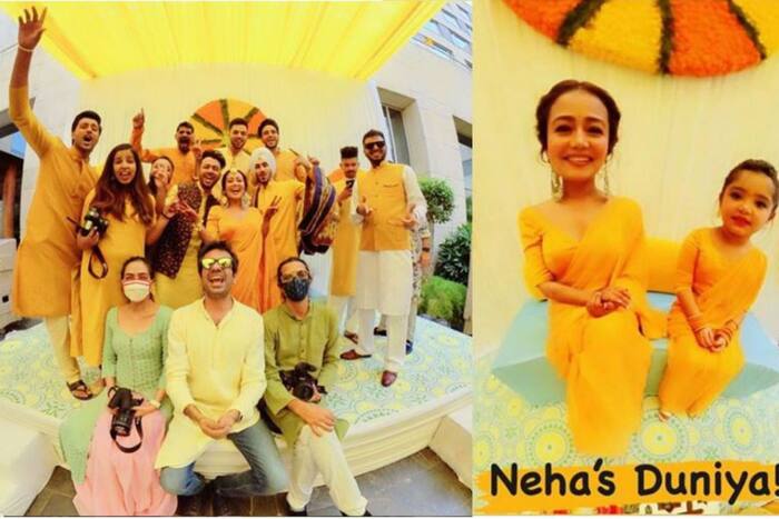 Neha Kakkar-Rohanpreet Singh’s Haldi Ceremony Begins, Couple Pose in ...