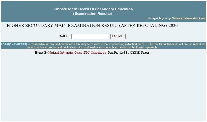 CGBSE 10th, 12th Revaluation Results 2020 Declared: छत्तीसगढ़ बोर्ड ने ... CGBSE 10th, 12th Revaluation Results 2020 Declared: छत्तीसगढ़ बोर्ड ने ...