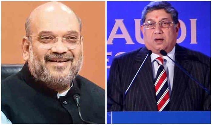 N Srinivasan And Amit Shah Are Effectively Running Indian Cricket ...