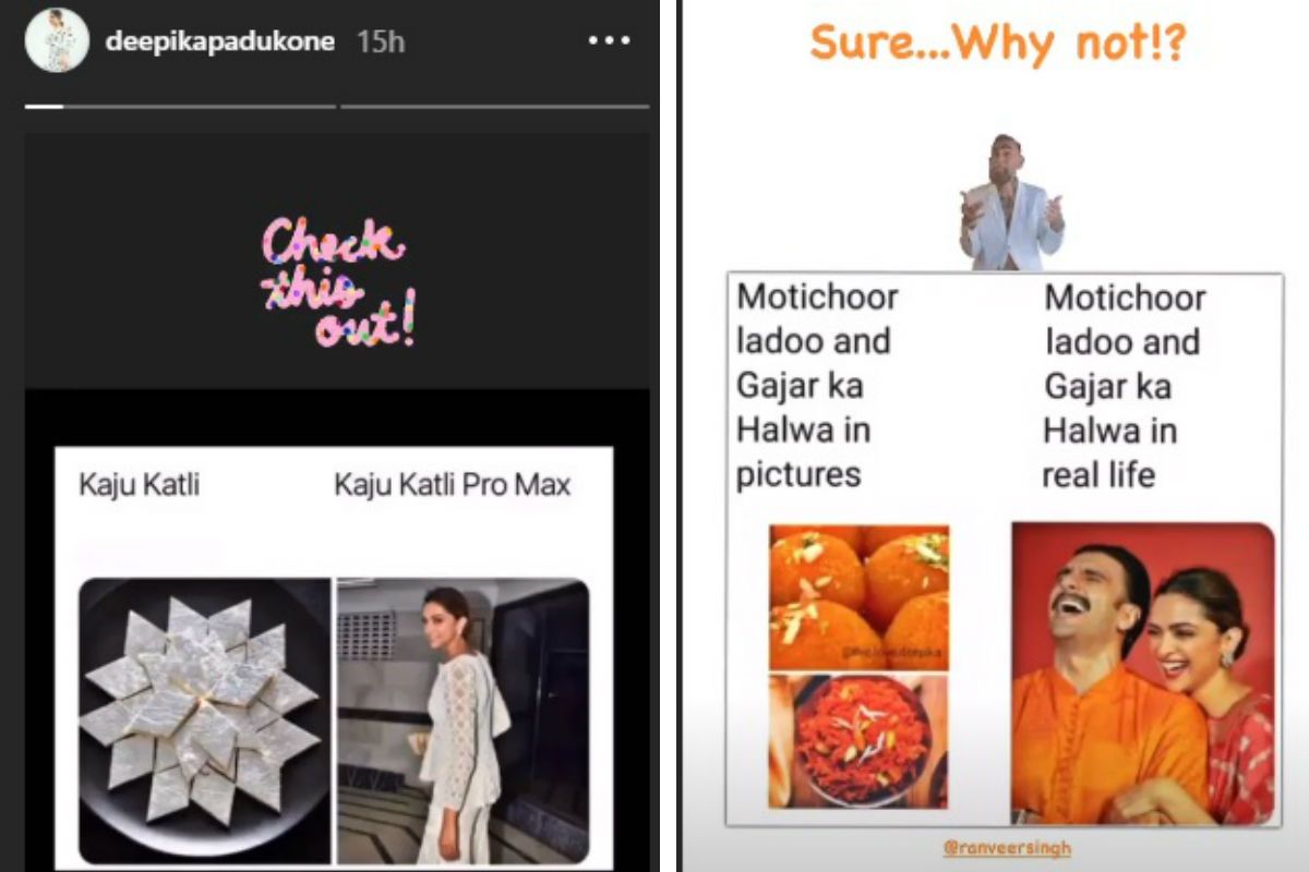 Deepika Padukone is ‘Gajar Ka Halwa’ And Ranveer Singh is ‘Motichoor ...