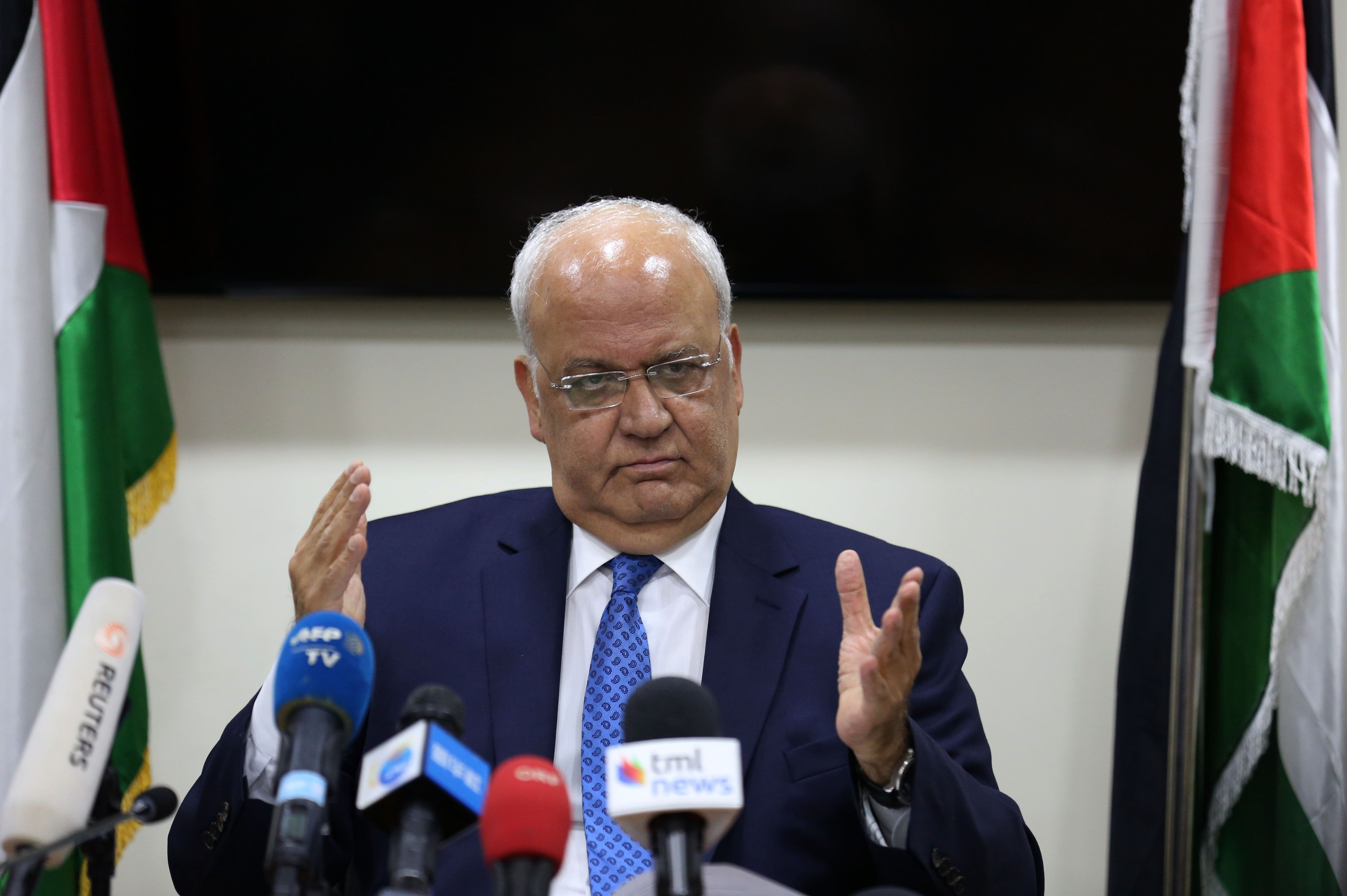 Longtime Spokesman for the Palestinians, Saeb Erekat Dies at 65 | India.com