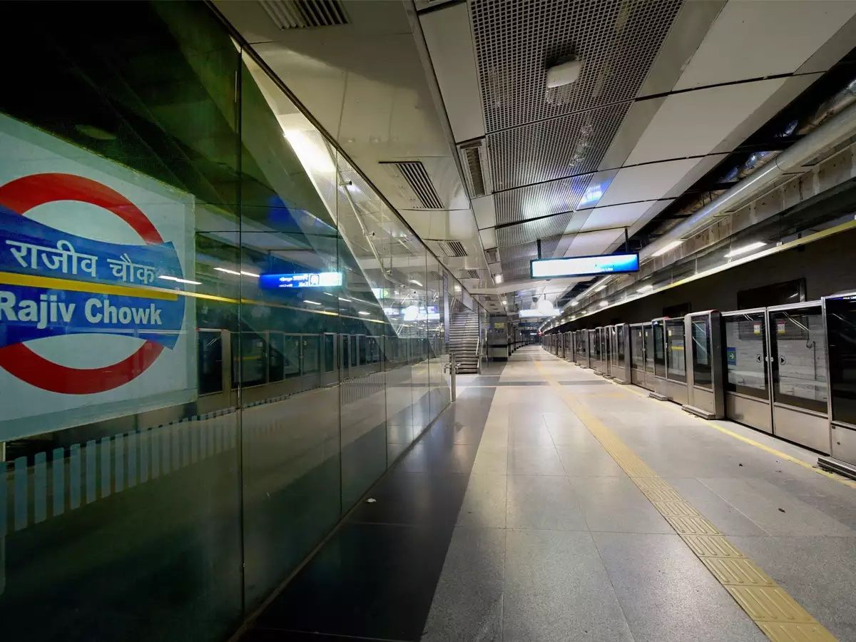 Watch: Delhi Metro Passengers Awaiting Checks Stand In Long Queue ...