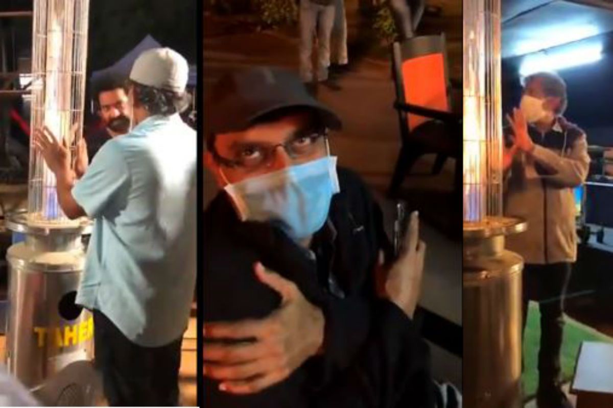 RRR: SS Rajamouli, Jr NTR Shiver in Cold Amid Night Shoot, Video Goes Viral