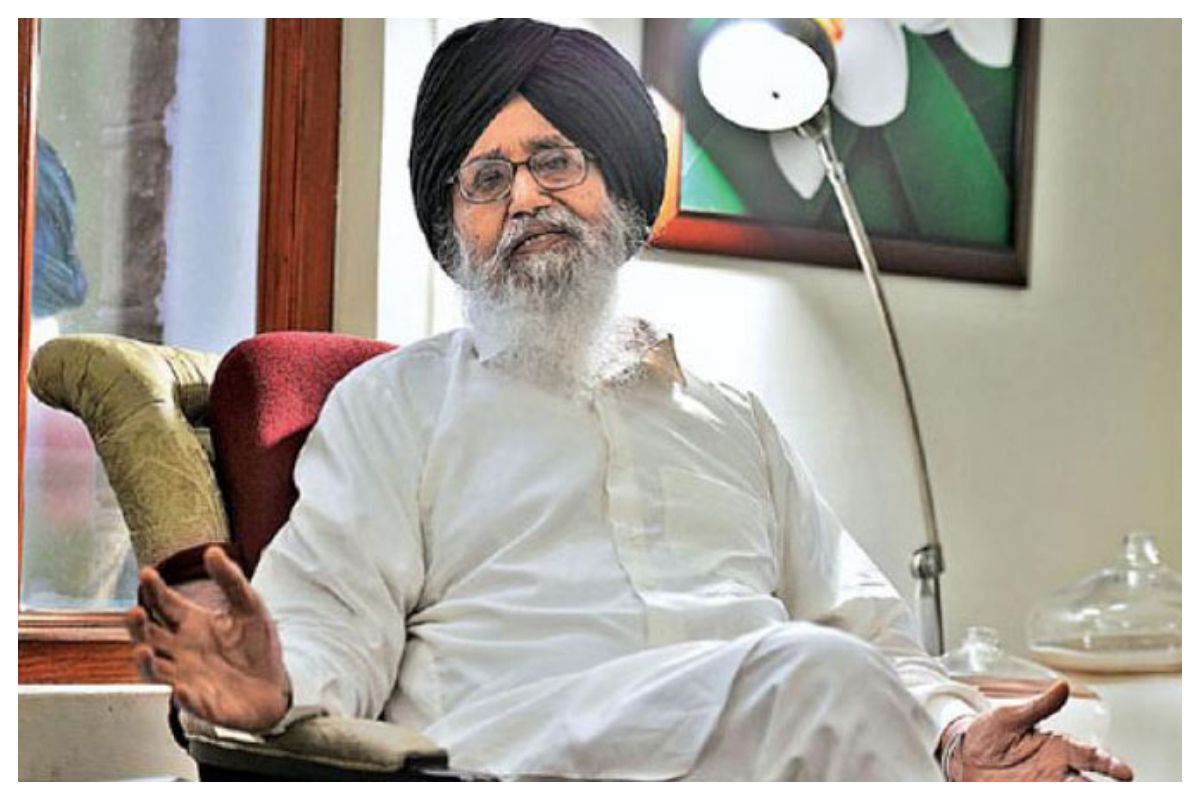 Parkash Singh Badal, Former Punjab Chief Minister, Returns Padma ...
