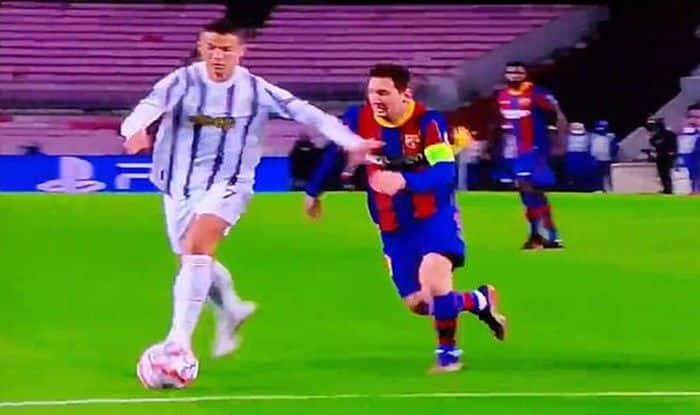 Cristiano Ronaldos Unreal Move to Steal Ball Possession From Lionel ...