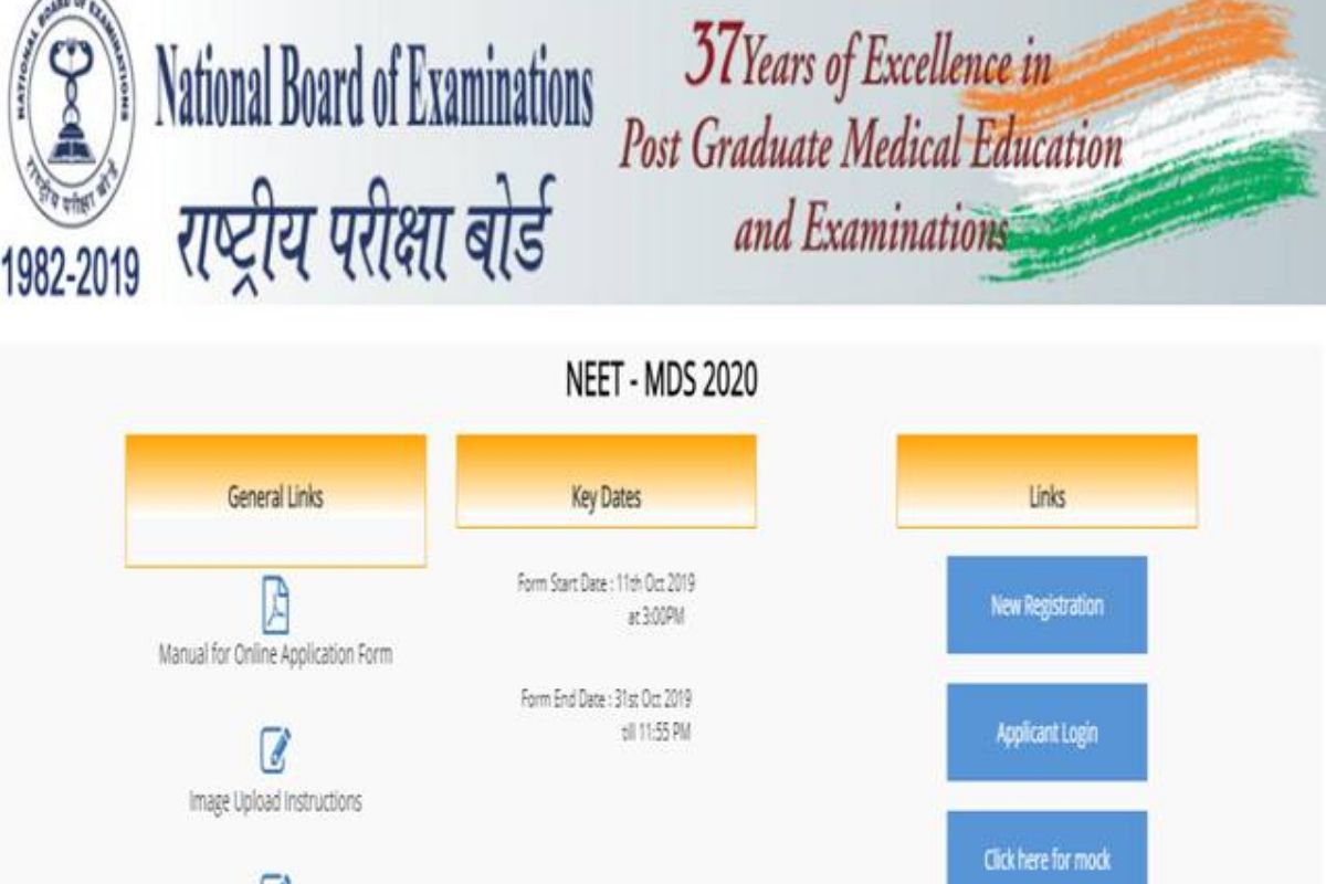 NEET MDS Result 2021 To Be LIVE Today At nbe.edu.in- Direct Link And ...