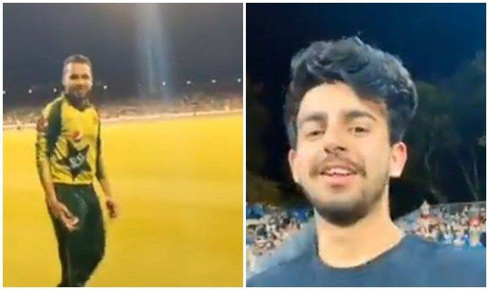 India Fan Showers Love For Pakistan Player Faheem Ashraf During 3rd ...