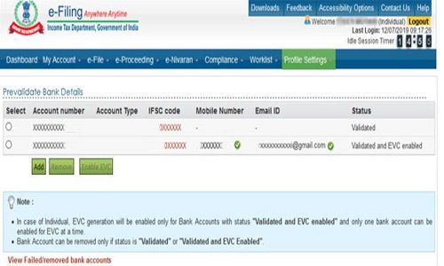 ITR Refund: Have You Pre-Validated Your Bank Account? Step-by-Step ...