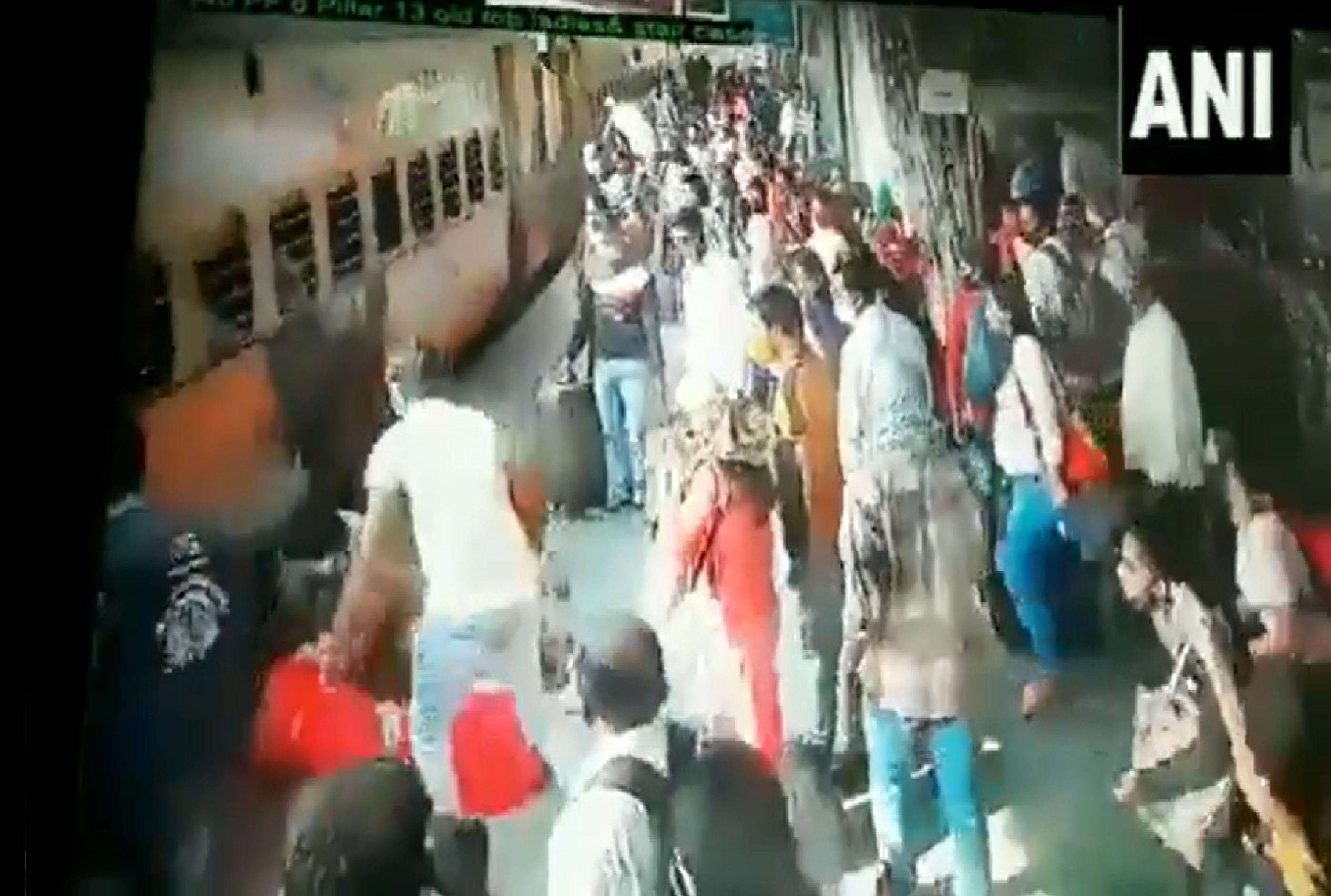 Watch: Railway Officials Save Woman from Being Crushed Under Train in ...