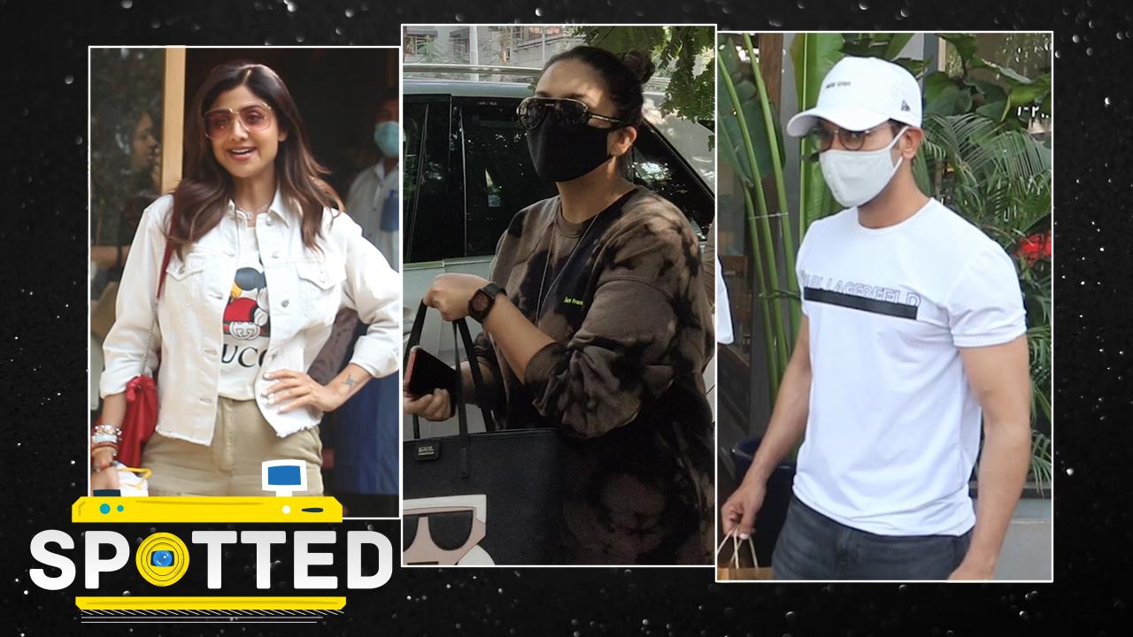 Bollywood Celebs Spotted: गर्लफ्रेंड पत्रलेखा के साथ नजर आए Raj Kumar ...