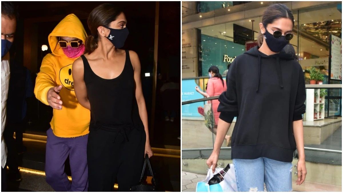 Deepika, Ranbir Spotted In Matching Louis Vuitton Face Mask. Can You ...