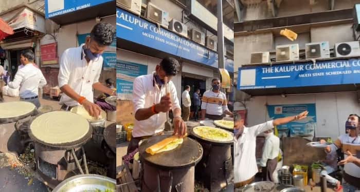 Tried This Viral Flying Dosa Yet? This Street Vendor Has Stunned ...