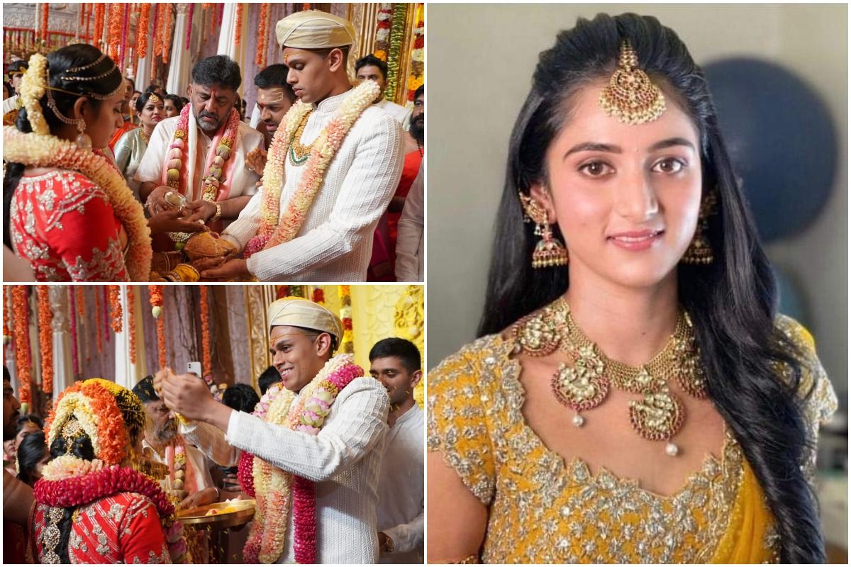 कांग्रेस नेता डीके शिवकुमार की बेटी ऐश्वर्या की हुई शादी, Valentine's ...