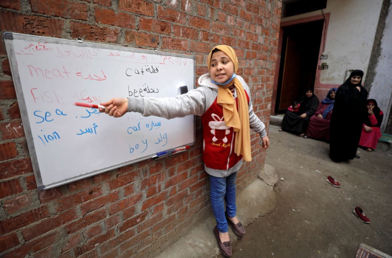 Meet Reem El-Khouly, the 12-yr-old Egyptian Girl Who Teaches Her ...