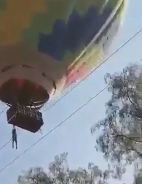 Man Clings For His Life After He Falls From Hot Air Balloon, Heart ...