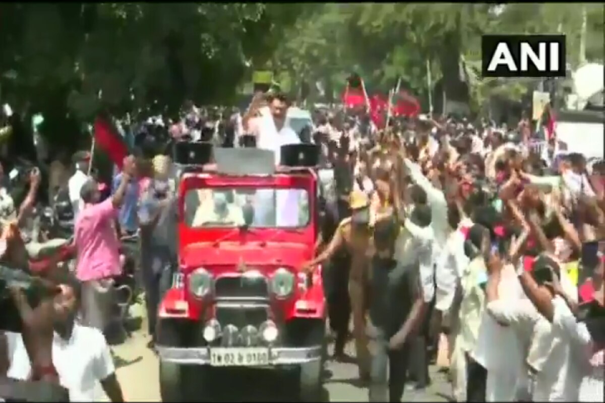 Tamil Nadu Elections 2021: MK Stalin Leads Roadshow, Files Nomination ...