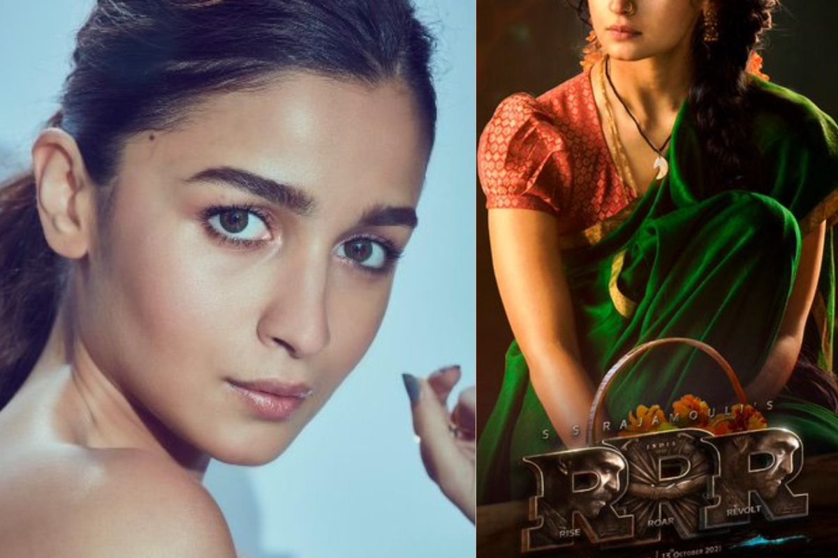 Alia Bhatt First Look from RRR: राजामौली की 'सीता' का फर्स्ट लुक आउट ...