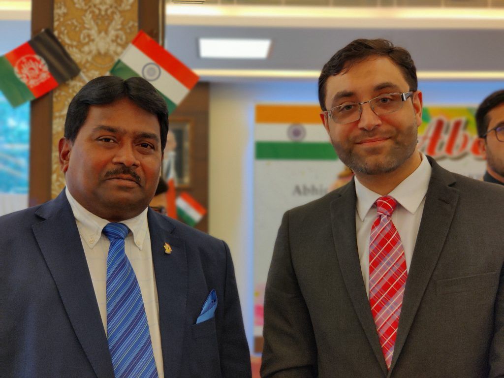 Dr Hari Krishna Maram Awarded at Afghanistan Embassy For Providing Digital Skills to All