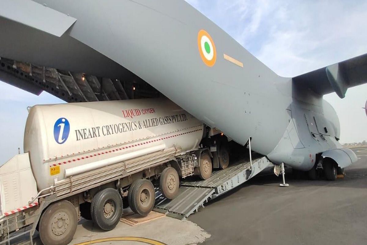 Indian Air Force to Fly in 23 Oxygen Plants From Germany As Hospitals ...