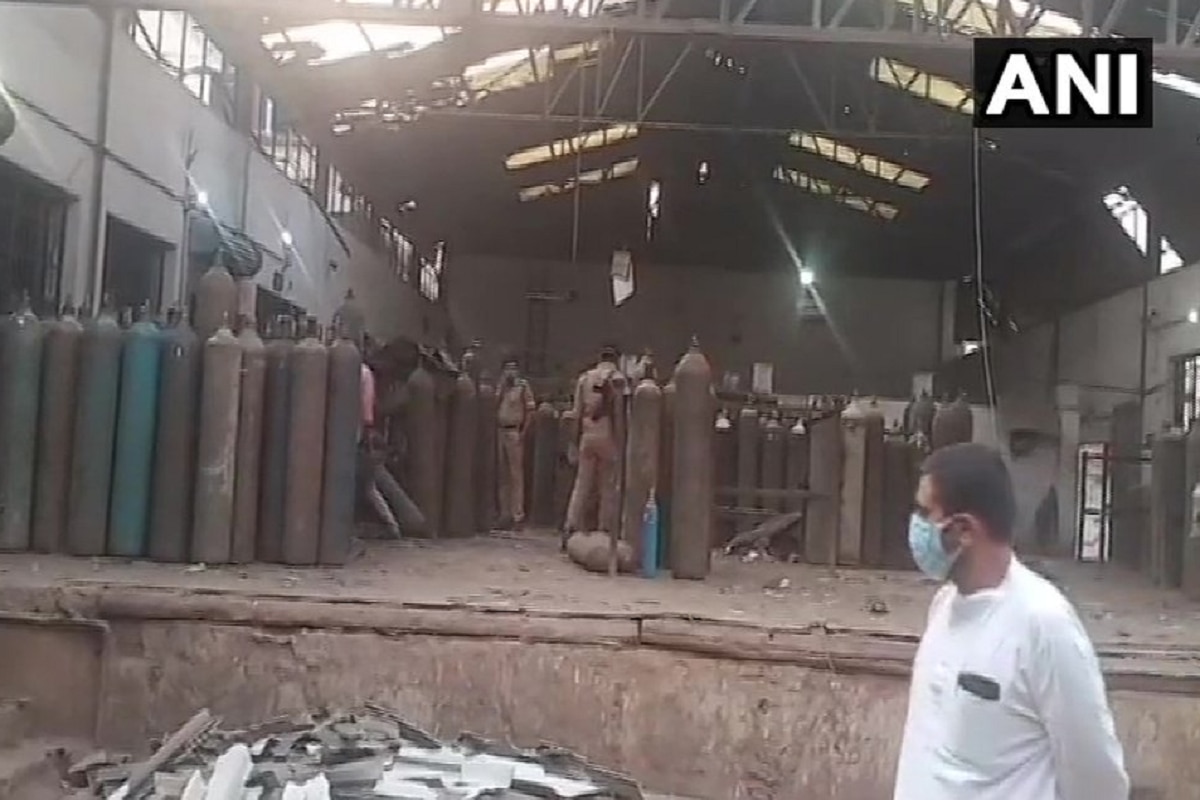 One Dead, 2 Injured As Oxygen Cylinder Explodes During Refilling At Panki Oxygen Plant in Kanpur