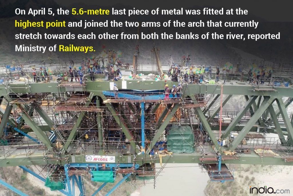 Chenab Arch: 5 Things You Must Know About The Highest Railway Bridge In ...