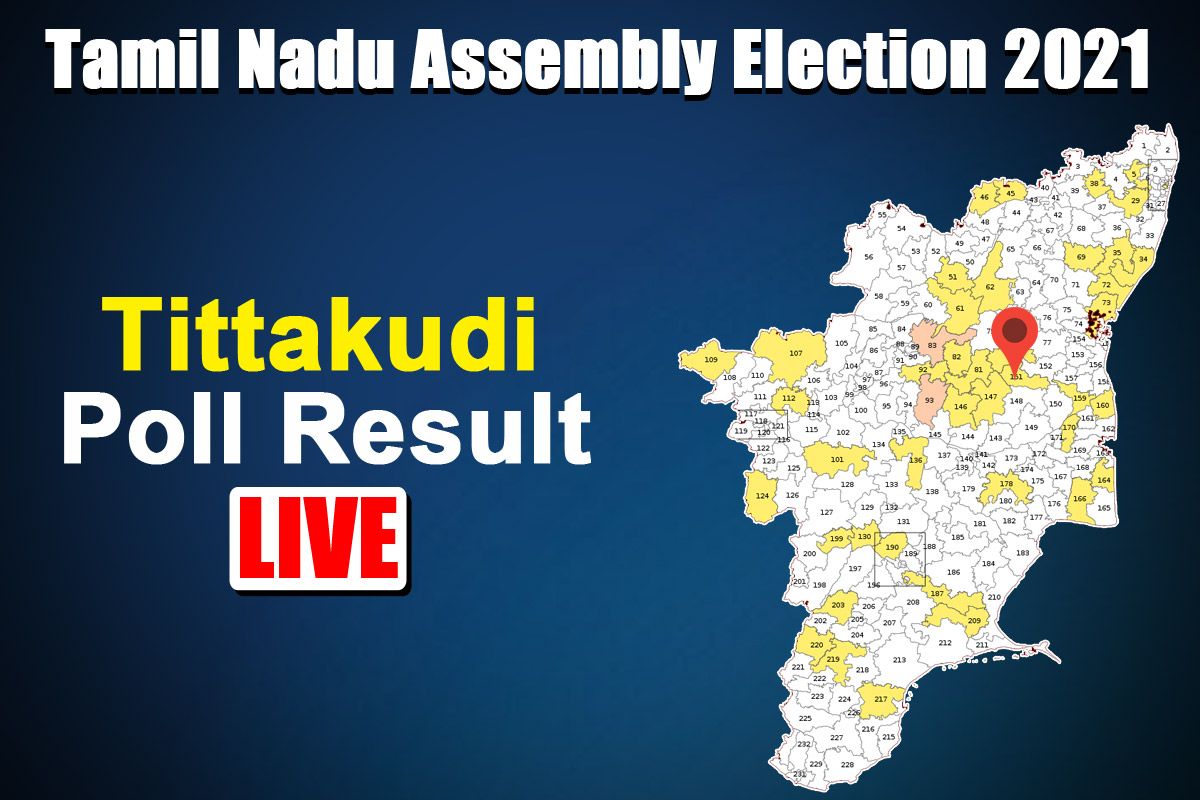 Tittagudi (SC) Election Result: Ganesan CV of DMK Wins by 51.94% ...