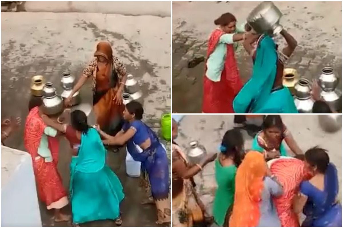 Two Women Fight Over Water in MPs Panna, Beat Each Other With Utensils ...