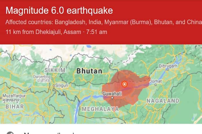 Assam Earthquake: Epicentre in Dhekiajuli; Damages, Cracks Reported ...