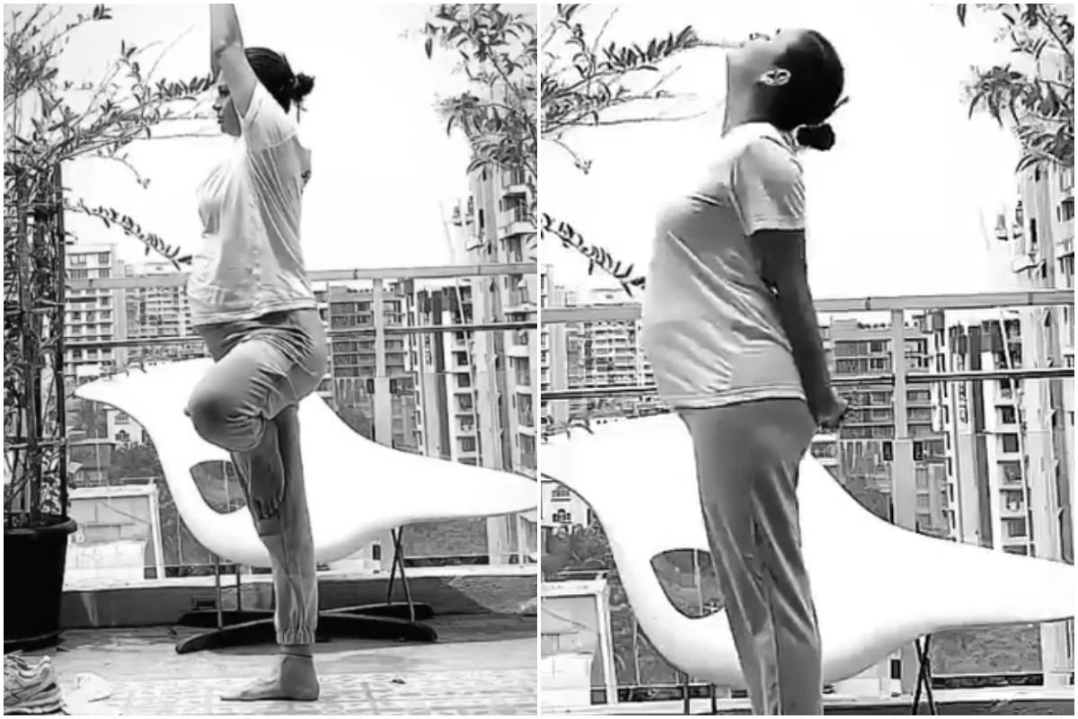 Mom-to-be Dia Mirza Doing Mild Workout At Her House Is An Inspiration ...
