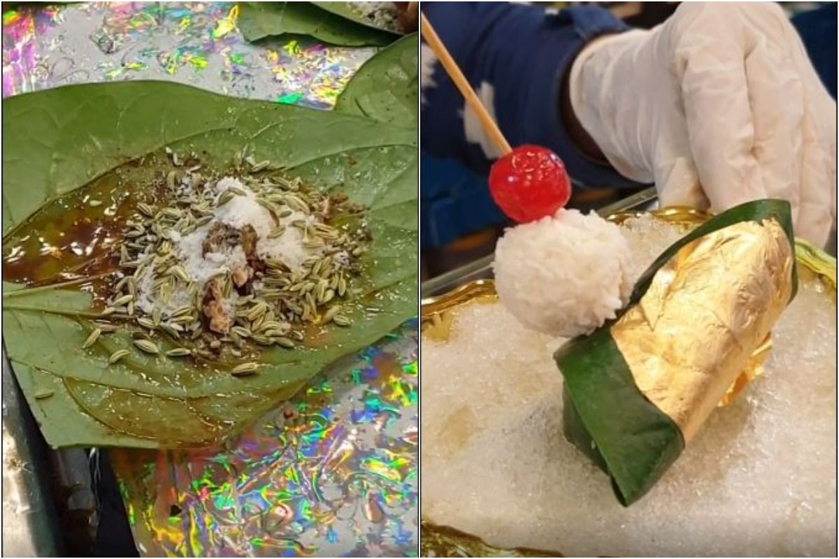 Gold Paan This Delhi Paan Parlour Is Selling Meetha Paan Dressed In Gold Paan This Delhi Paan Parlour Is Selling Meetha Paan Dressed In