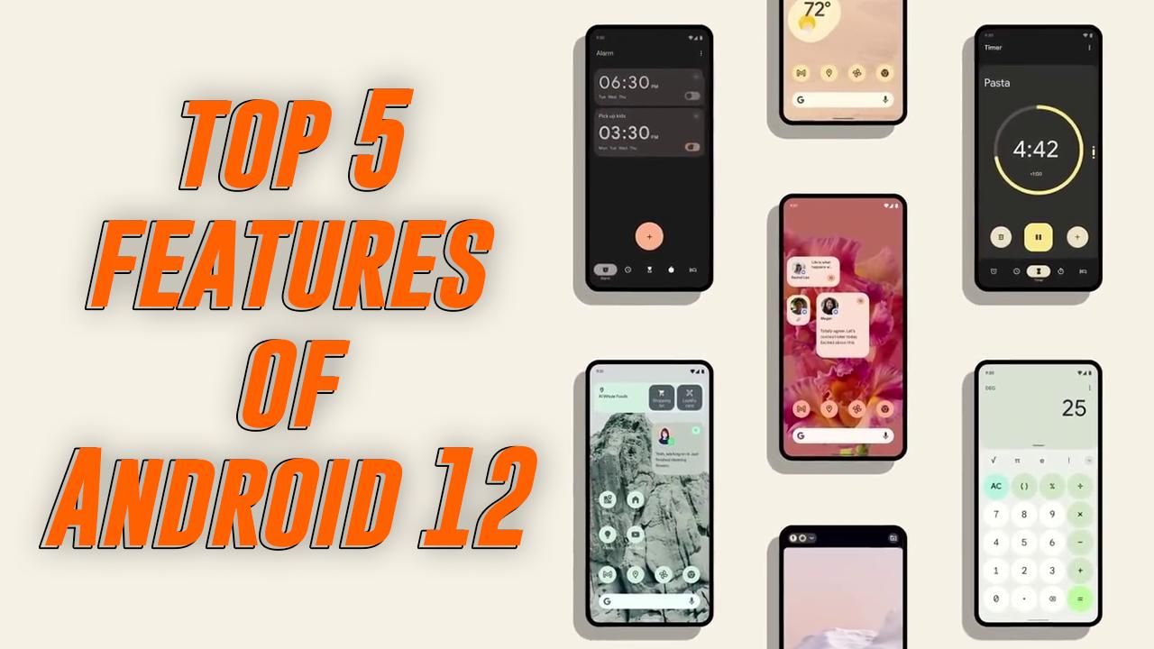 वीडियो में जानें Android 12 पब्लिक बीटा के टॉप 5 फीचर्स के बारे में ...