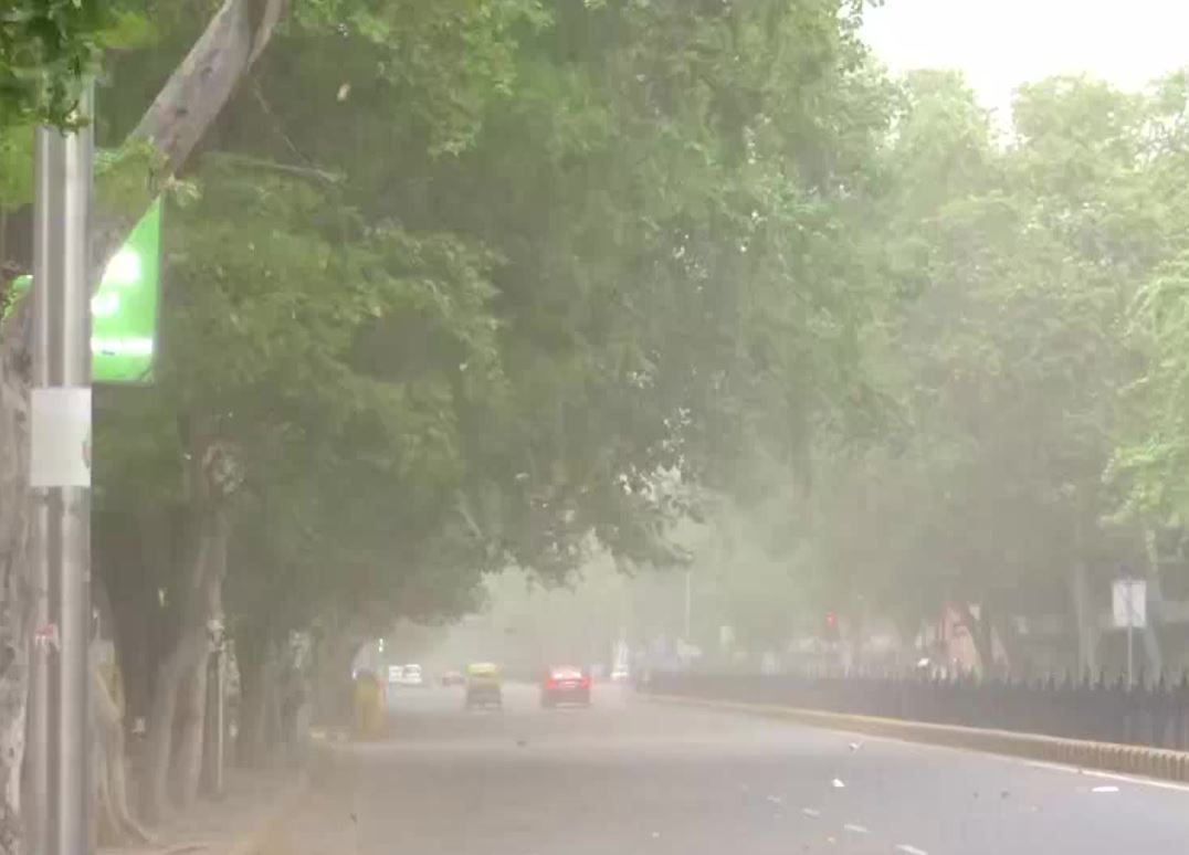 Delhi-NCR Sees Sudden Weather Change; Dust Storm, Light Rain in Some Parts