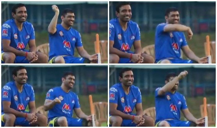 MS Dhoni Imitating CSK Star Ravindra Jadejas Sword Celebration Goes ...