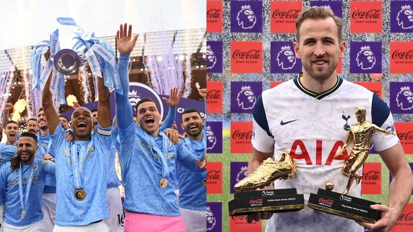 Manchester City Lift Fifth Premier League Trophy; Harry Kane Bags Third ...