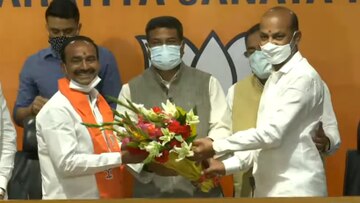 Former Telangana Minister Eatala Rajender Joins BJP
