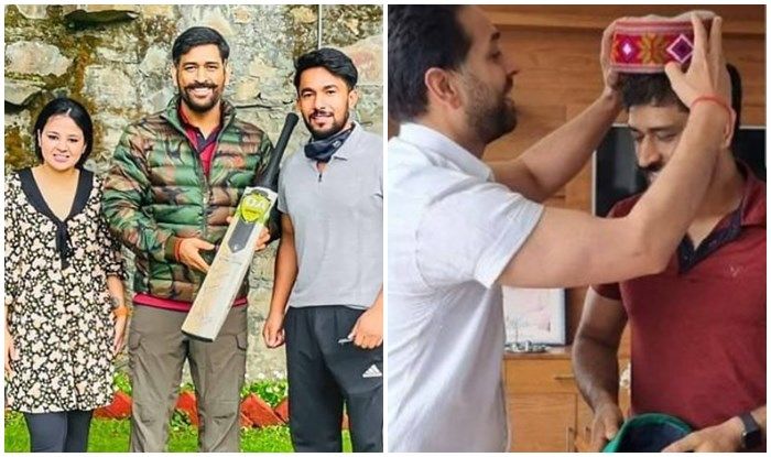 MS Dhoni News | MS Dhoni Wears Traditional Cap in Shimla, Flaunts New ...