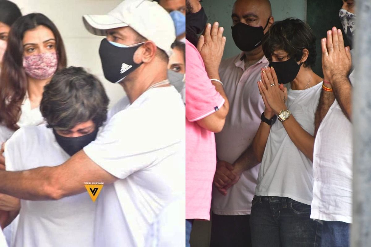 Ronit Roy Consoles Mandira Bedi as She Breaks Down at Husband Raj ...