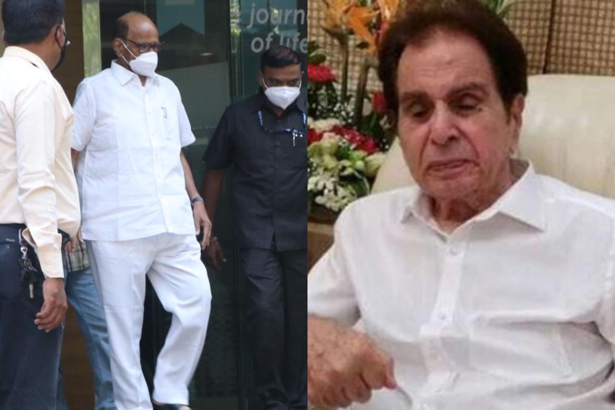 Sharad Pawar Visits Dilip Kumar At Hospital After Actor Was Admitted ...