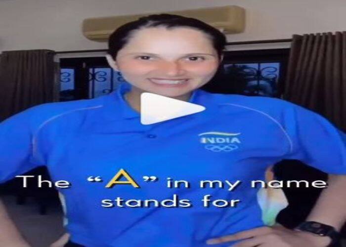 Sania Mirza Dance Video Viral: INDIA की जर्सी पहन सानिया मिर्जा ने किया ...