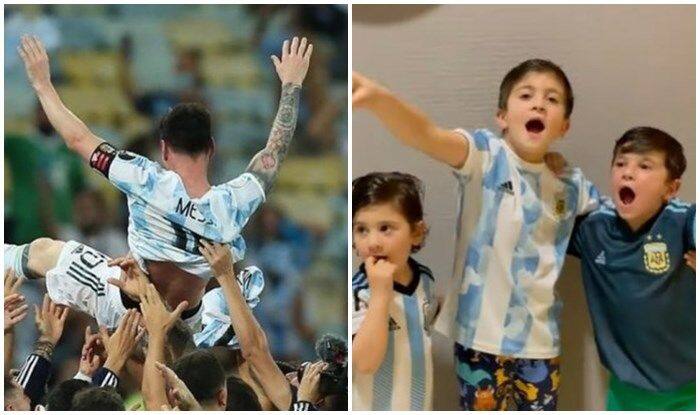 Lionel Messi 1st International Title | VIDEO: Lionel Messis Cute Kids ...