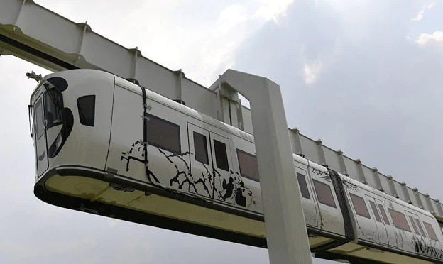 Viral Video: China Rolls Out Glass-Bottomed Sky Train, Offers Stunning ...