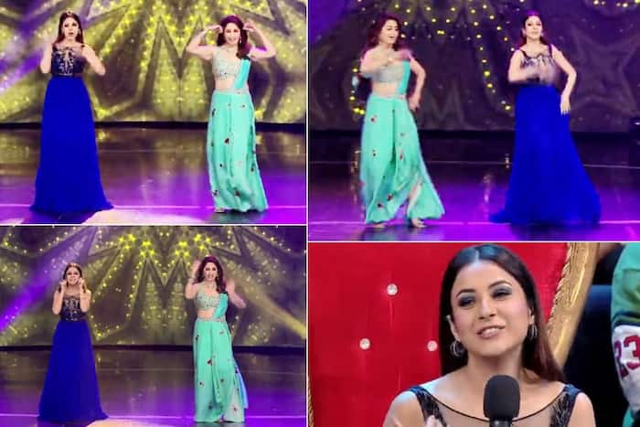 Shehnaaz Gill Madhuri Dixit Groove To Hook Steps Of Ghagra Sidharth ...