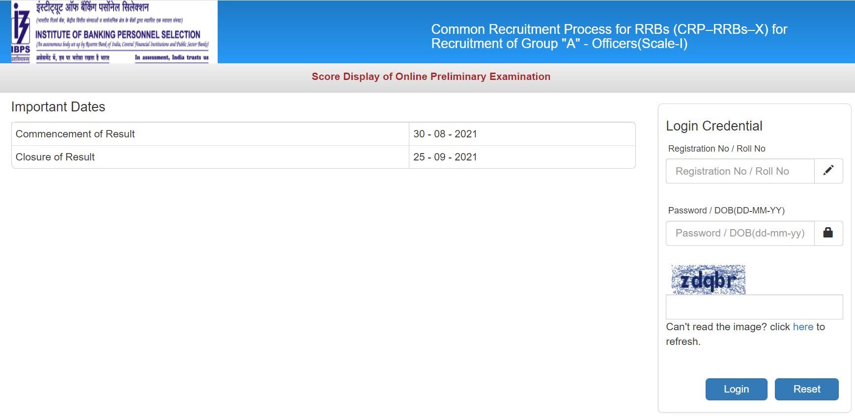 IBPS PO RRB Score Card 2021 Released at ibps.in, Direct Link to ... IBPS PO RRB Score Card 2021 Released at ibps.in, Direct Link to ...