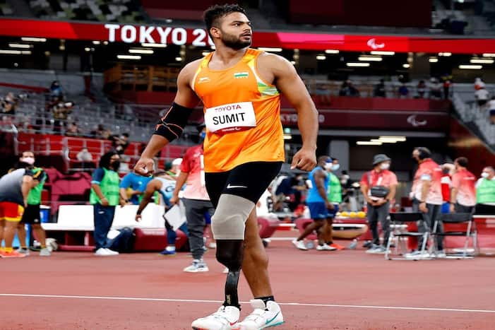Javelin Thrower Sumit Antil Clinches India 2nd Gold Tokyo Paralympics 2021 (F64) Event, Sets New ...