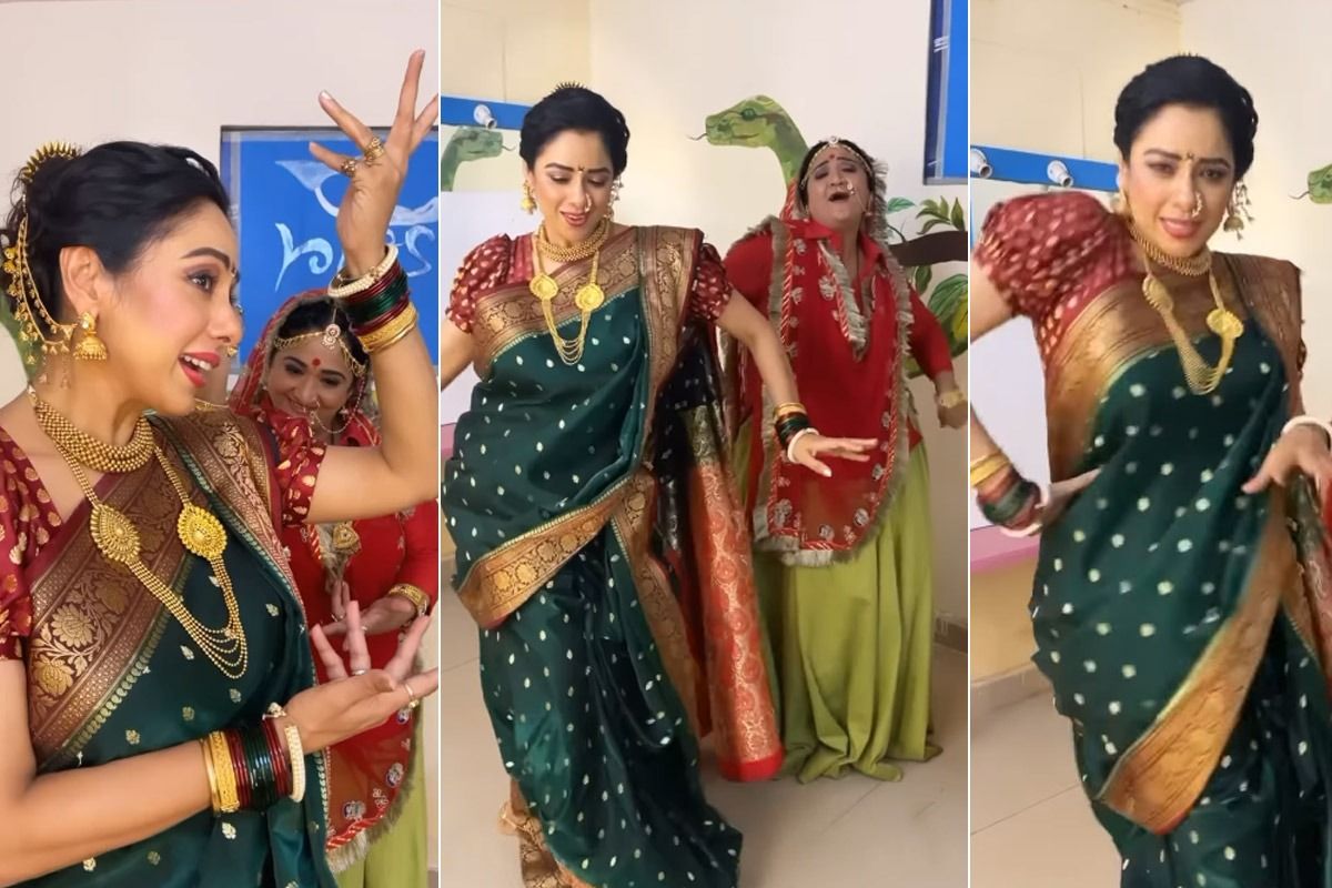 Anupamaa Fame Rupali Ganguly Alpana Buch Aka Baa Perform Hook Steps Of ...