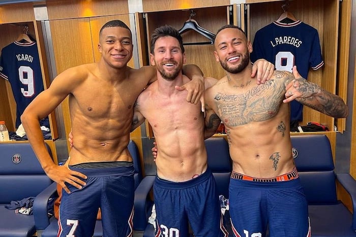 UEFA Champions League | Lionel Messi, Neymar, Kylian Mbappes Shirtless ...