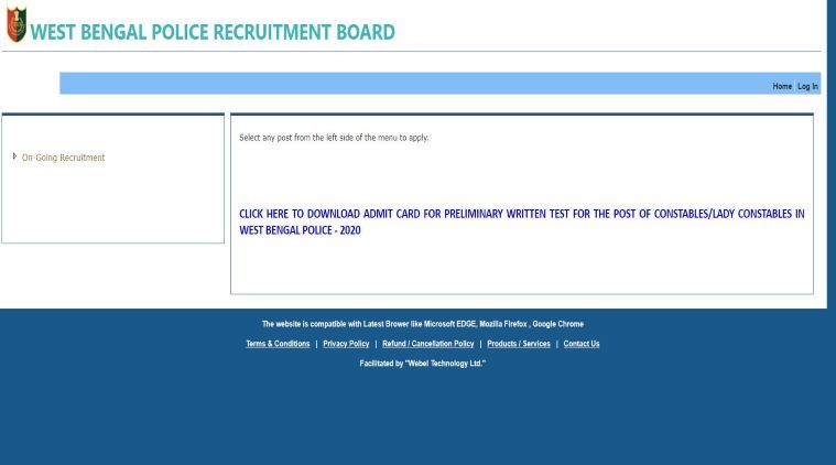 WB Police Constable 2021: West Bengal Police Constable Prelims Admit ...