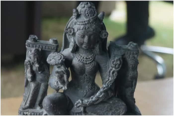 1,200-Year-Old Ancient Sculpture of Goddess Durga Recovered in J&Ks Budgam