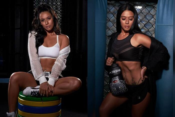 Krishna Shroff ने पार की बोल्डनेस की हदें...जालीदार ब्रा पहनकर फ्लॉन्ट ...