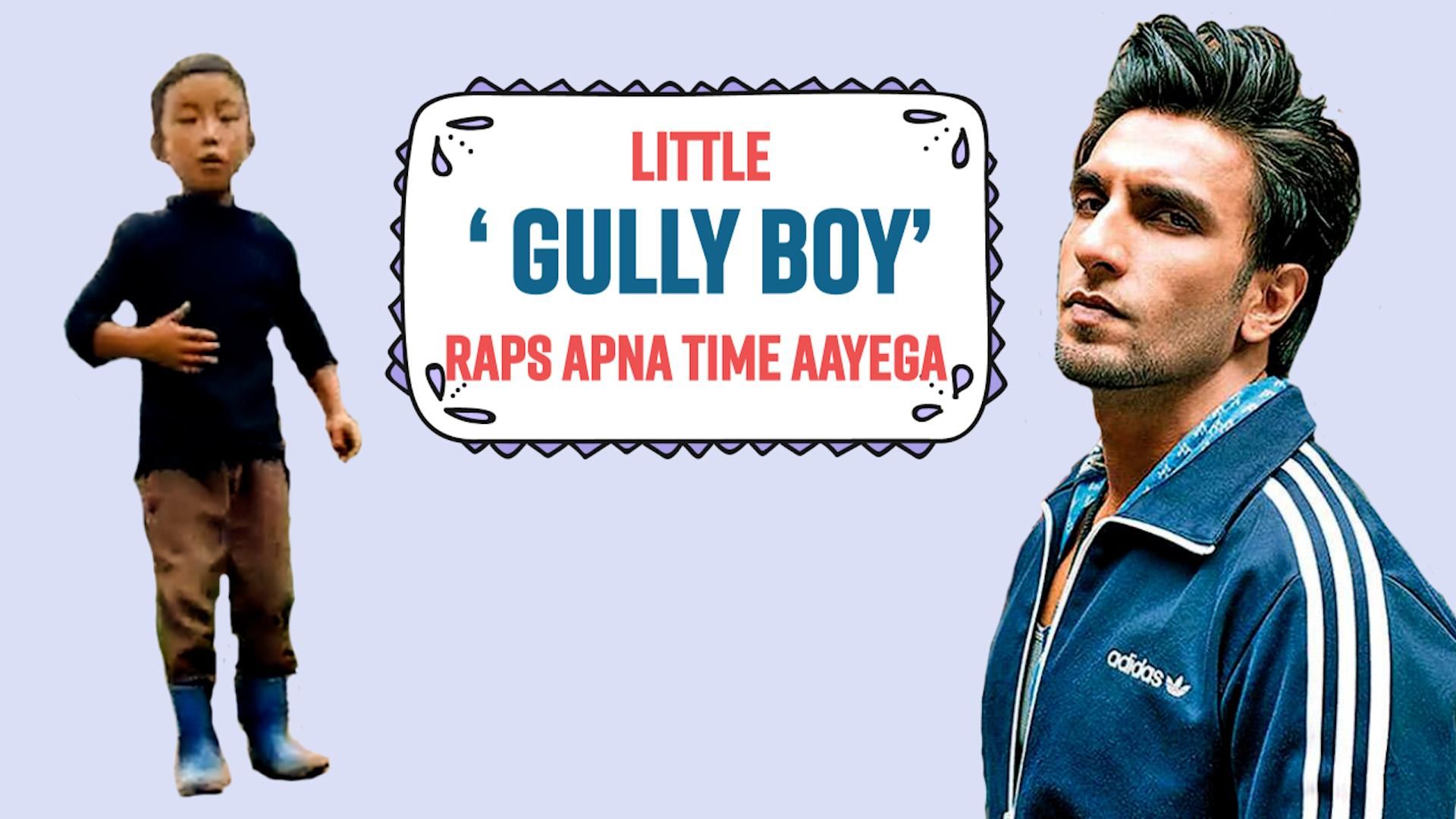 Little Boy Rapping to ‘Apna Time Aayega’ Will Make Your Day, Watch Video